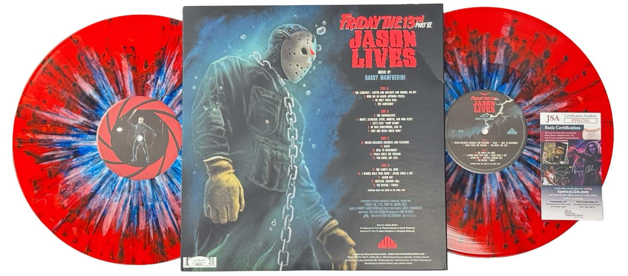 CSR Collectibles - Harry Manfredini & CJ Graham signed 12″ Vinyl Record ...