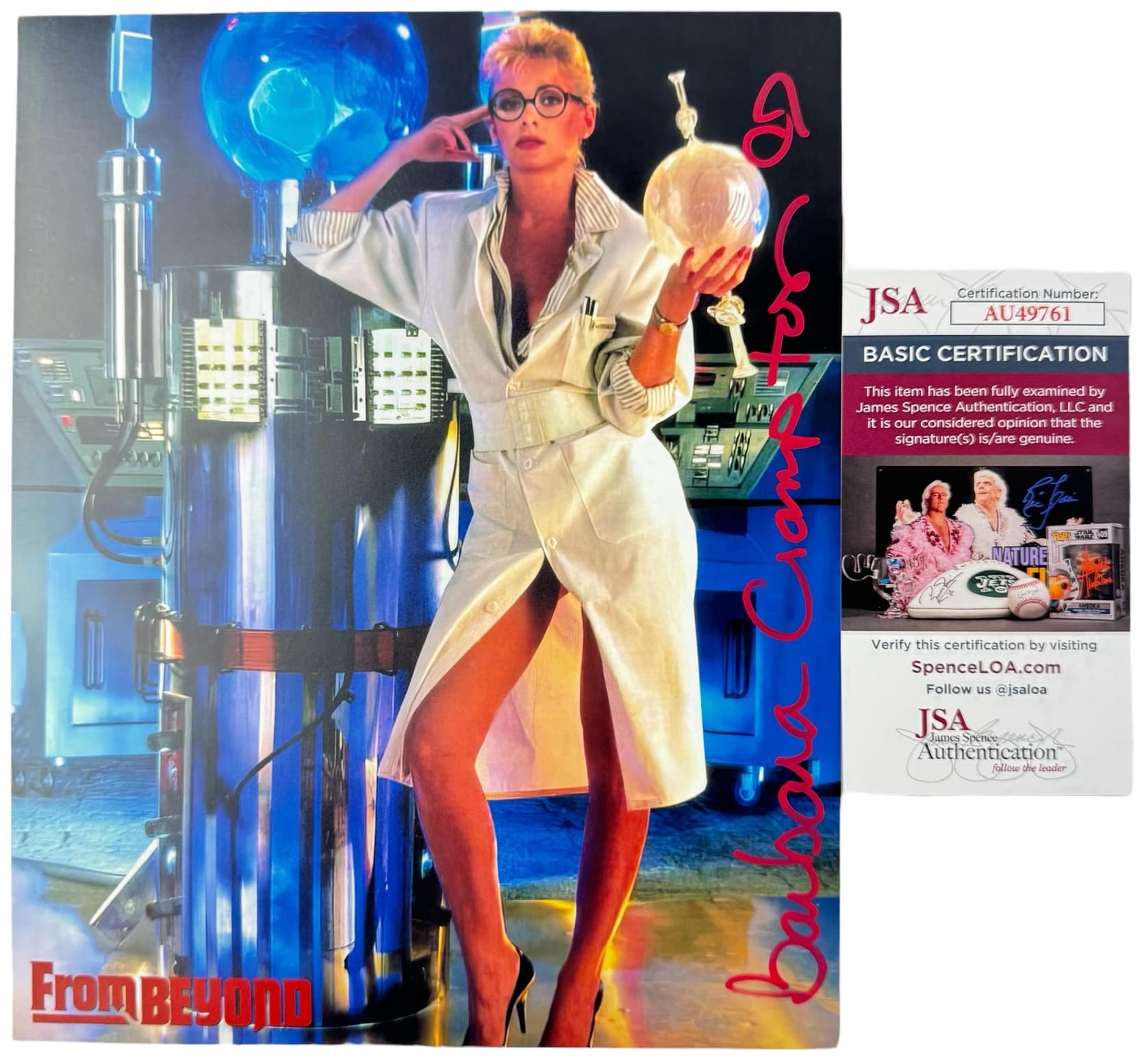 CSR Collectibles - Barbara Crampton signed 8×10 Photo Dr. Katherine ...