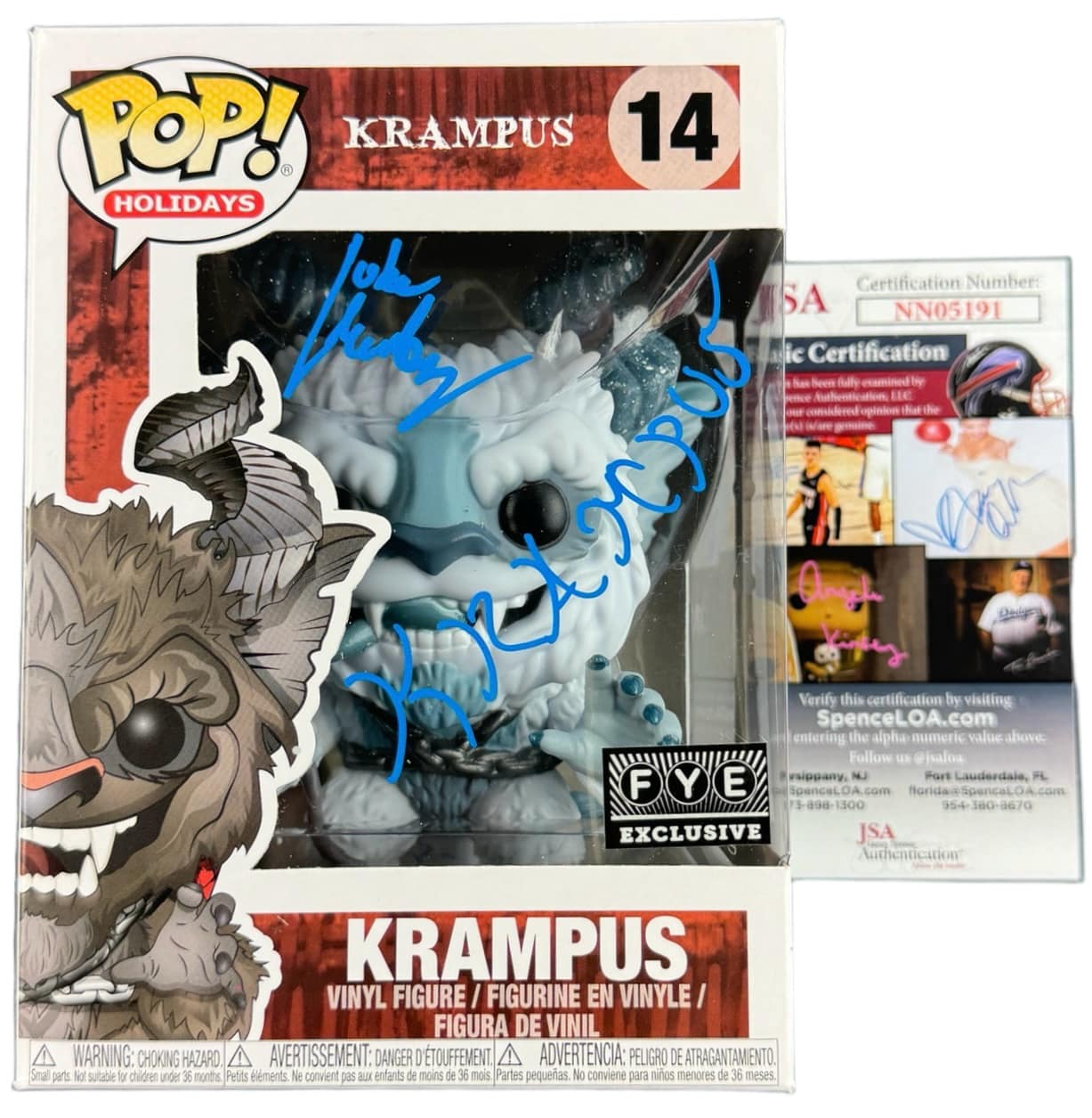 CSR Collectibles - Luke Hawker signed Funko Krampus