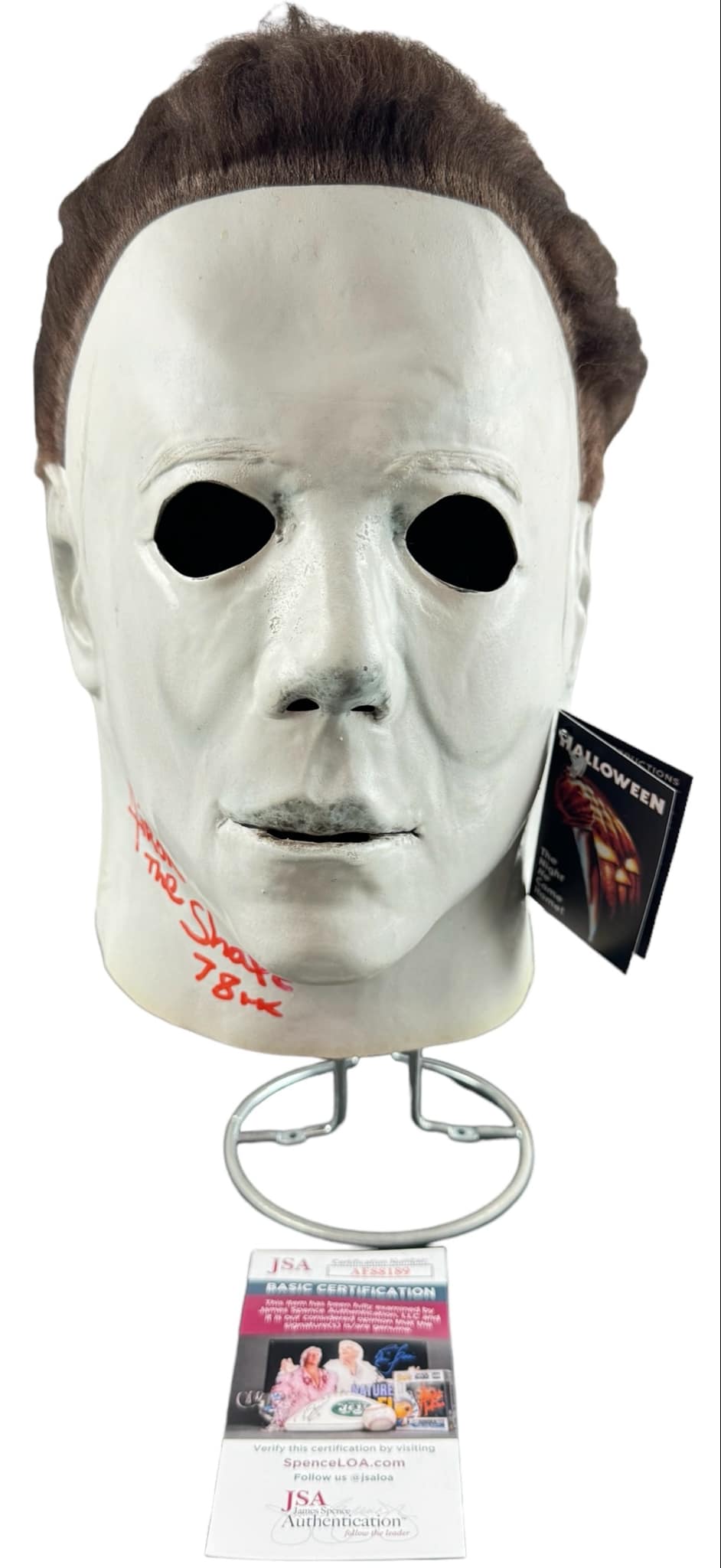 CSR Collectibles - Airon Armstrong signed Mask Michael Myers 1978 ...