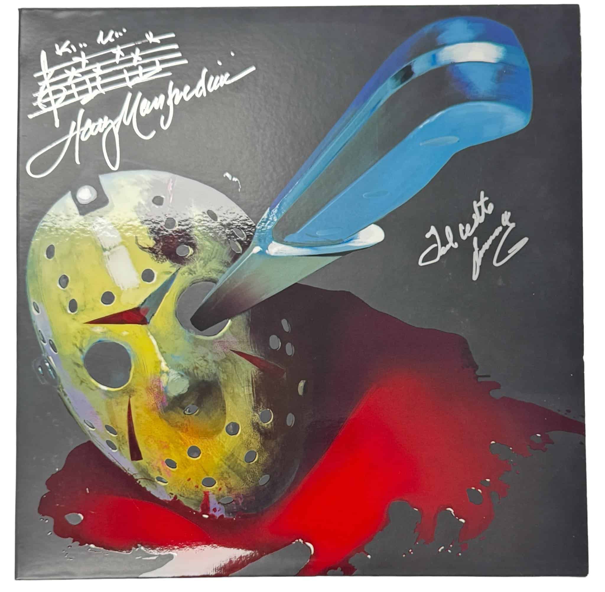 CSR Collectibles - Harry Manfredini & Ted White signed 12″ Vinyl Record ...