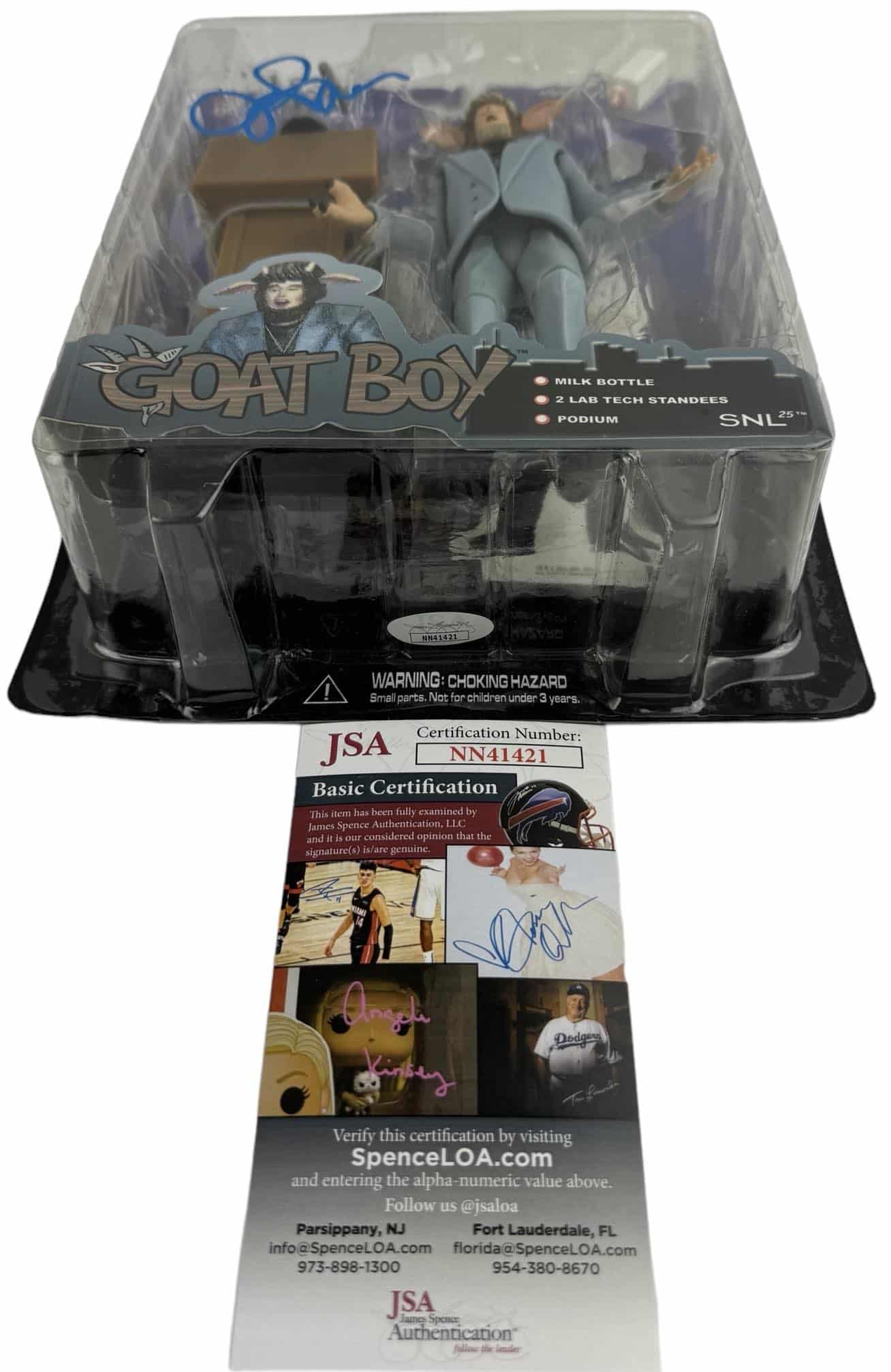 CSR Collectibles - Jim Breuer signed Figure Goat Boy Saturday Night Live