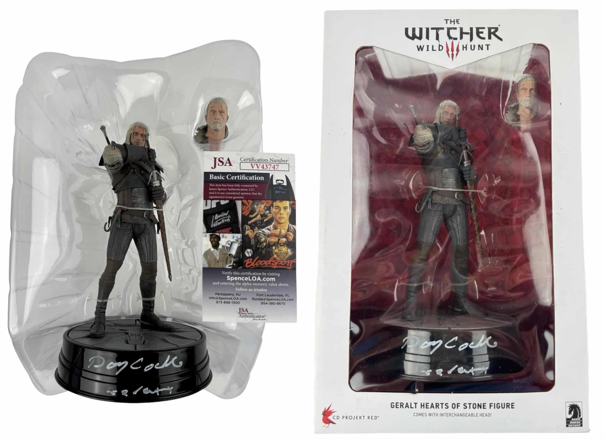 CSR Collectibles - Doug Cockle signed Dark Horse Deluxe Figure Geralt ...
