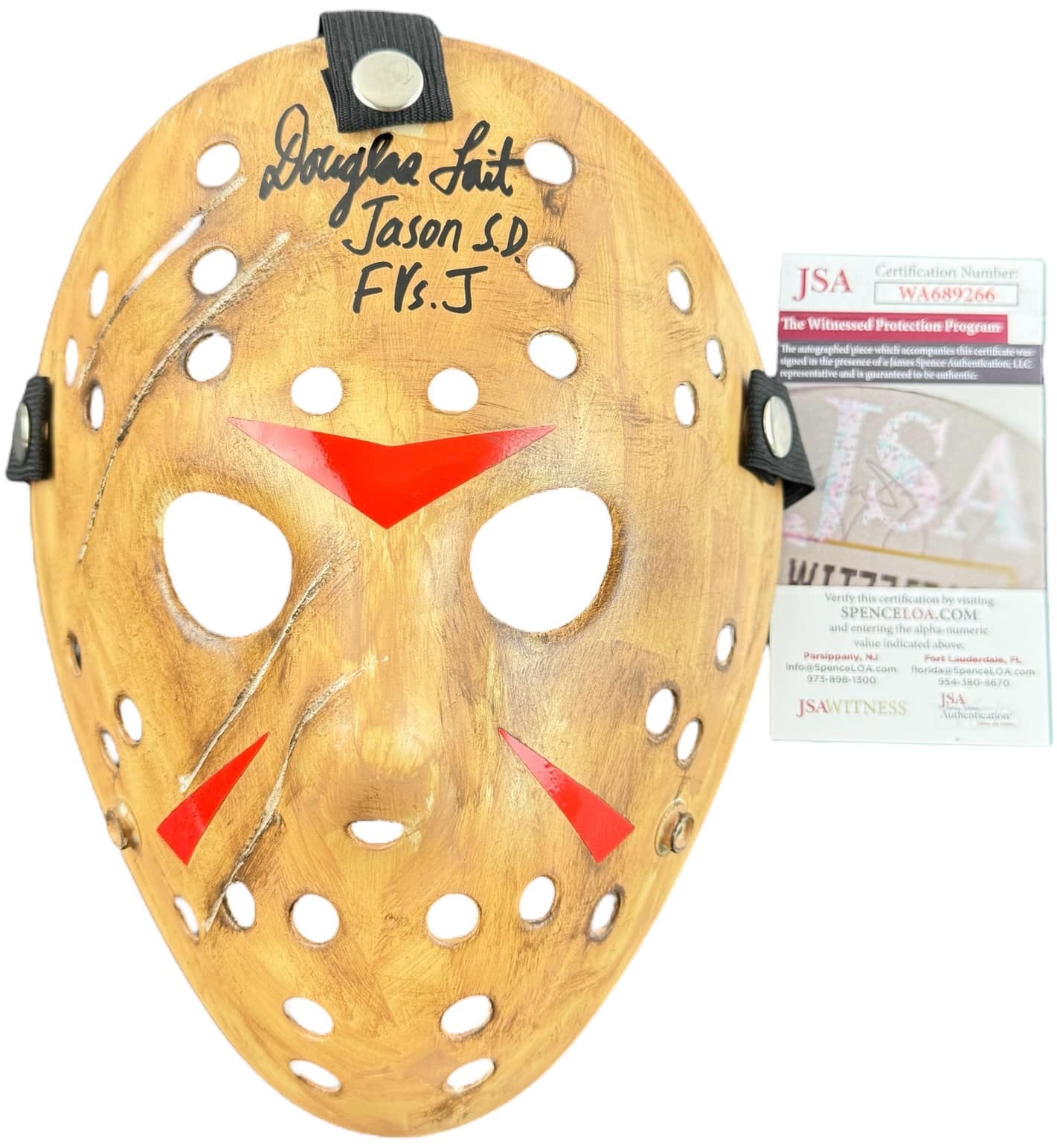 CSR Collectibles - Douglas Tait signed Hockey Mask Jason Voorhees ...