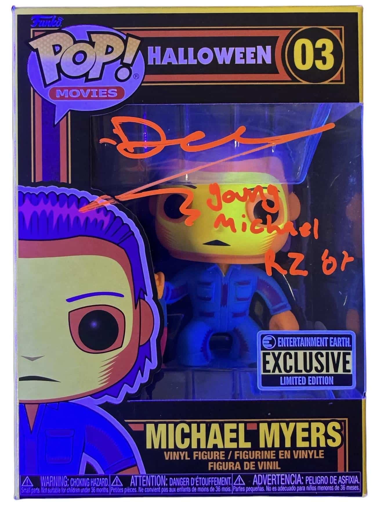 CSR Collectibles - Daeg Faerch signed Black Light Funko Pop Figure ...