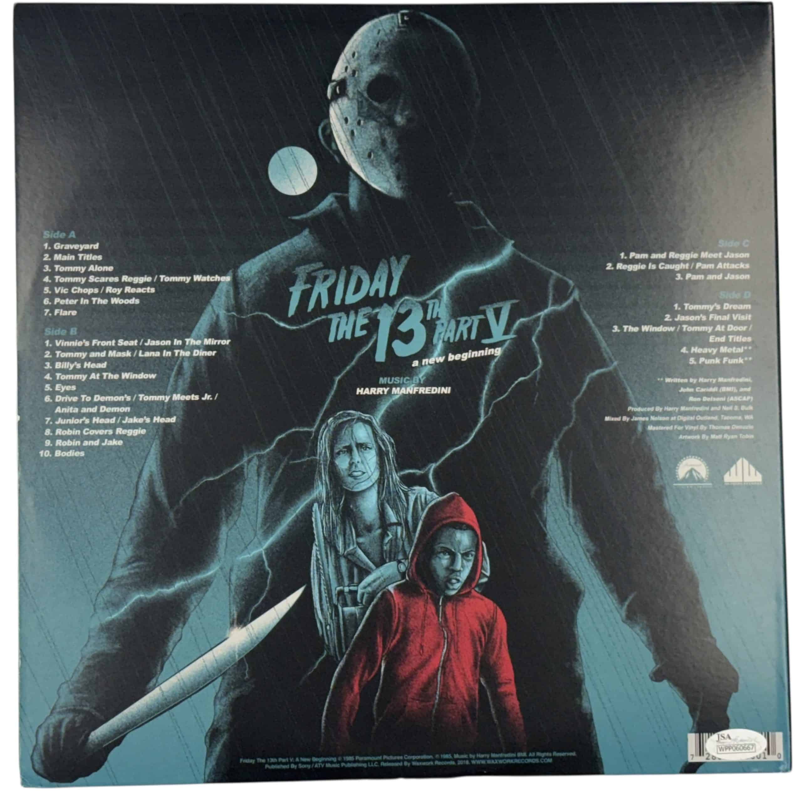 CSR Collectibles - Tom Morga and Harry Manfredini signed 12″ Vinyl ...