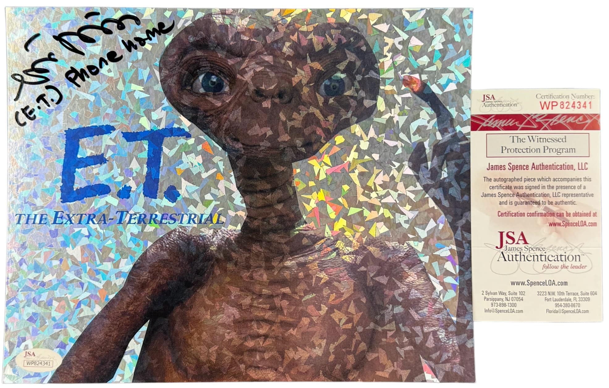 CSR Collectibles - Matthew Demeritt signed 8×10 Holographic Photo E.T ...