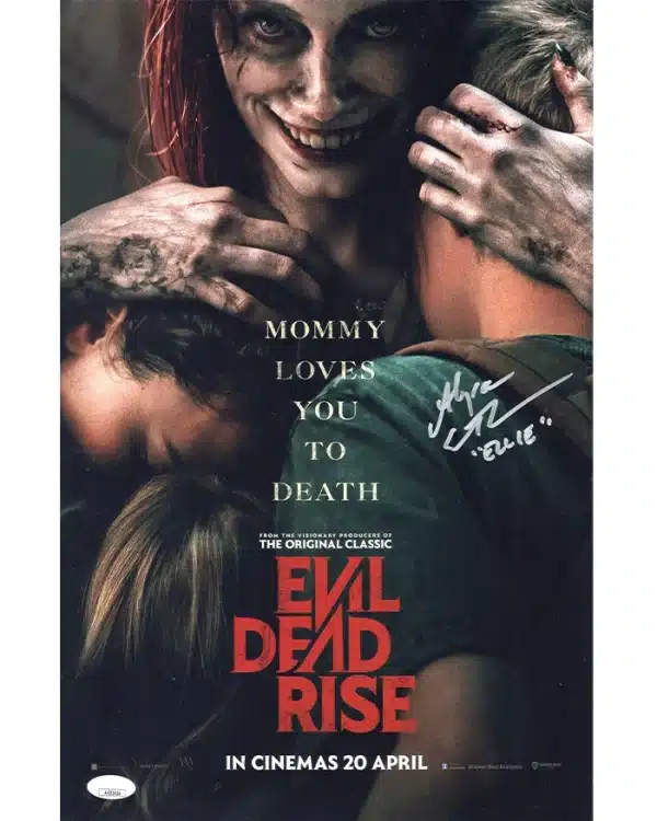 CSR Collectibles - Alyssa Sutherland signed 11×17 Poster Ellie Evil ...