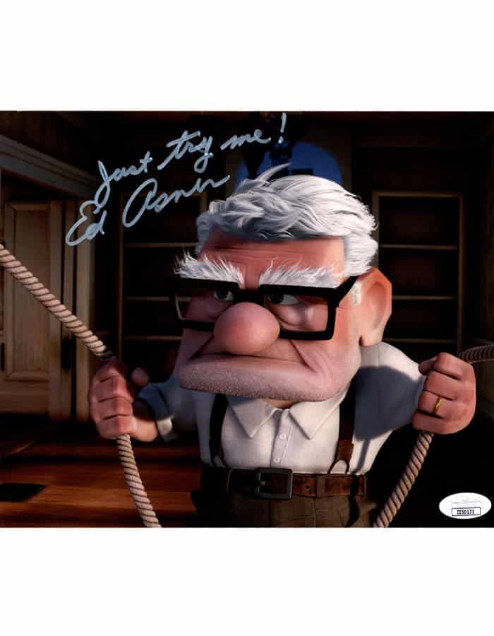 CSR Collectibles - Ed Asner signed 8×10 Photo Carl Fredricksen Disney’s Up
