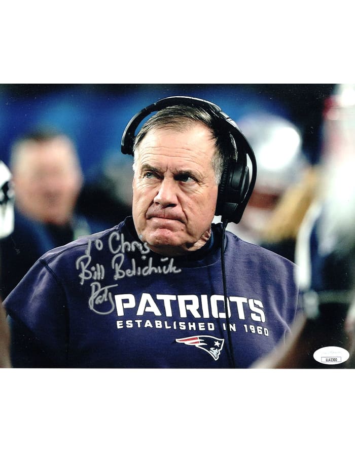 CSR Collectibles - Bill Belichick signed 8×10 Photo Coach New England ...