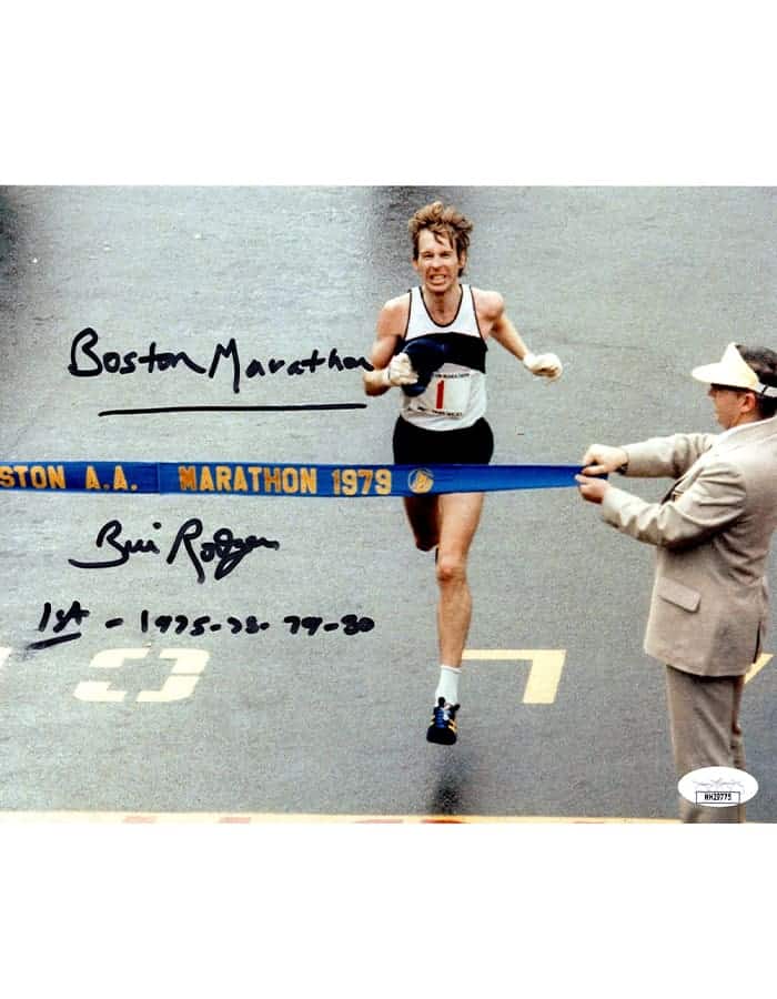 CSR Collectibles - Bill Rodgers signed 8×10 Photo Olympics Boston Marathon