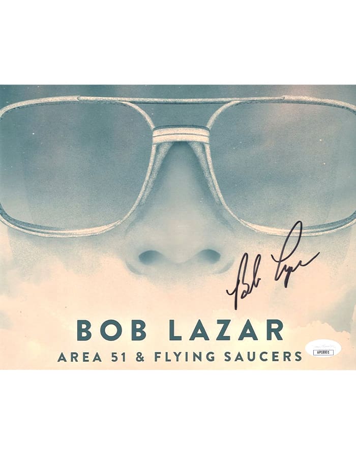 CSR Collectibles - Bob Lazar signed 8×10 Photo Area 51 & Flying Saucers