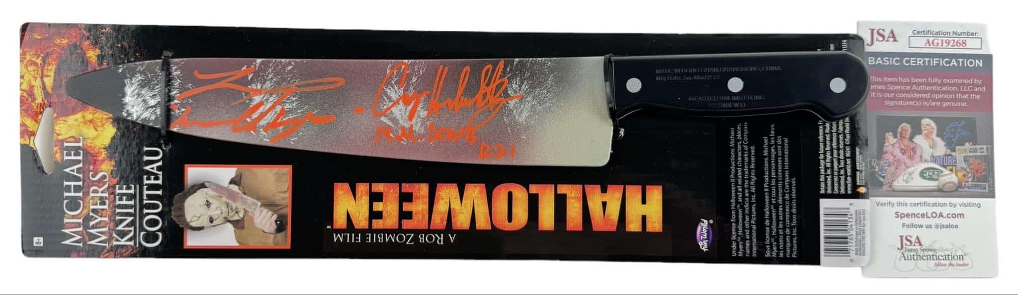CSR Collectibles - Casey Hendershot & Tyler Mane signed Knife Michael ...