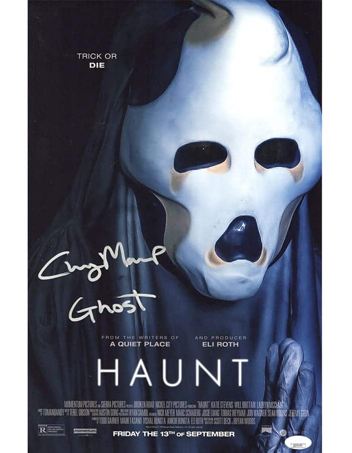 CSR Collectibles - Chaney Morrow signed 11×17 Poster Ghost Haunt