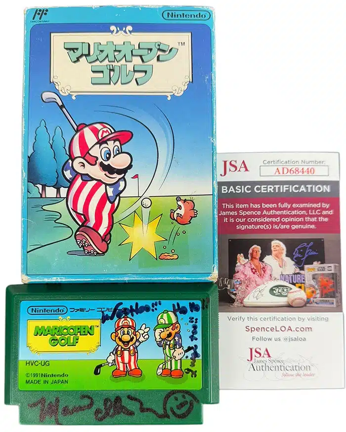 CSR Collectibles - Charles Martinet signed Nintendo Famicon Game ...