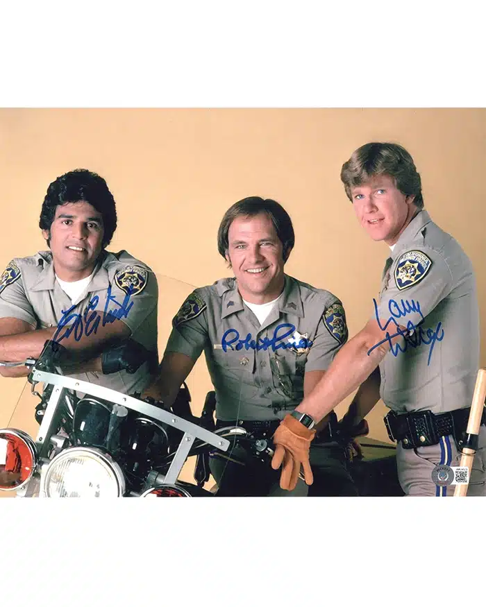 CSR Collectibles - Erik Estrada, Larry Wilcox, & Robert Pine signed 11× ...