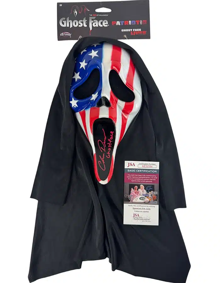 CSR Collectibles - Chris Durand signed Mask Ghostface Scream 2