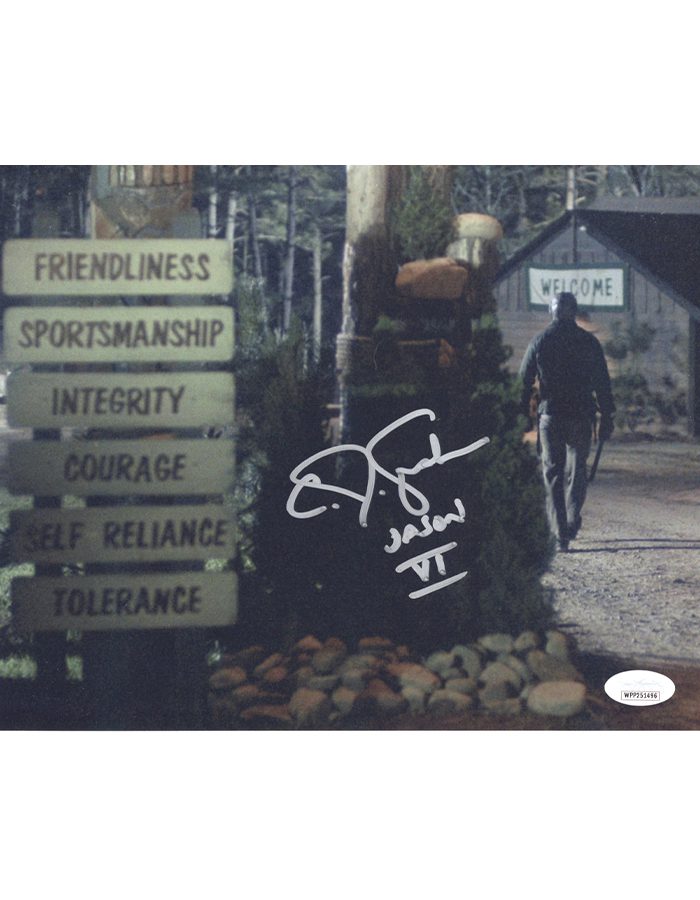 CSR Collectibles - CJ Graham signed 8×10 Photo Jason Voorhees Friday ...