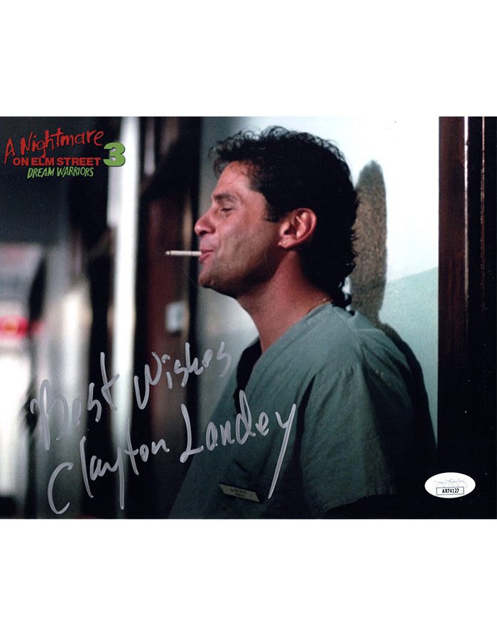 CSR Collectibles - Clayton Landey signed 8×10 Photo Lorenzo A Nightmare ...
