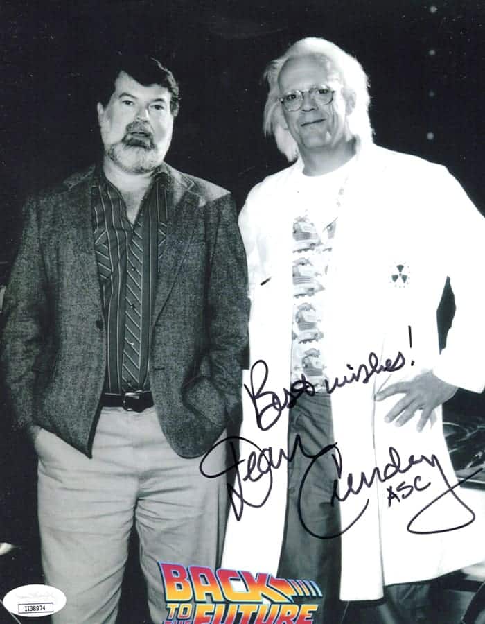 CSR Collectibles - Dean Cundey signed 8×10 Photo Cinematographer Back ...