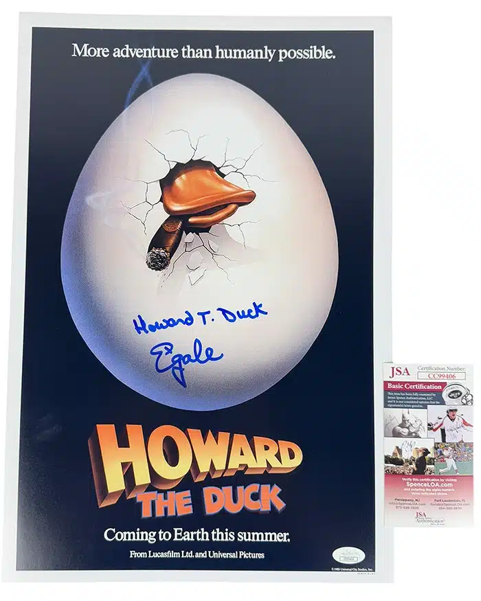 CSR Collectibles - Ed Gale signed 12×18 Poster Howard the Duck