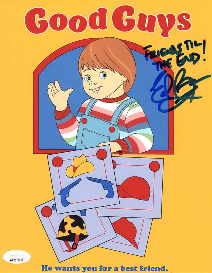 CSR Collectibles - Edan Gross signed 8×10 Photo Good Guy Doll Chucky ...