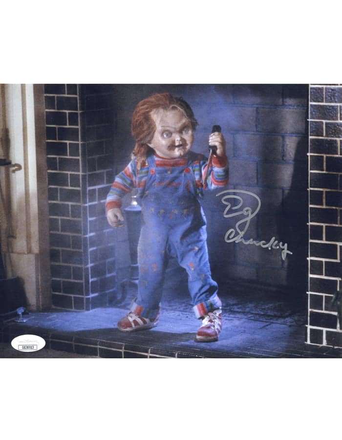 CSR Collectibles - Ed Gale signed 8×10 Photo Chucky Actor Child’s Play