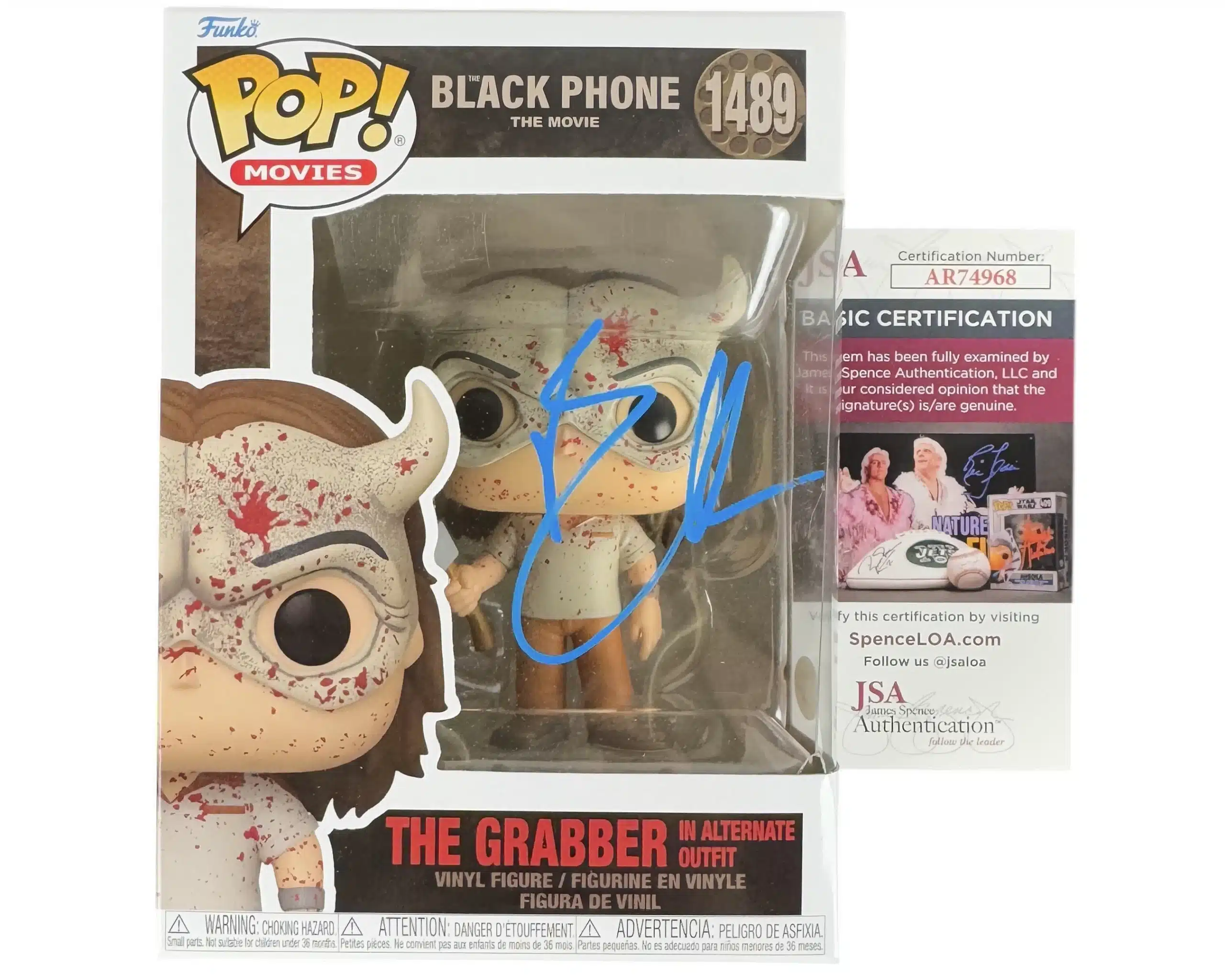 CSR Collectibles - Ethan Hawke signed Funko Pop The Grabber The Black Phone