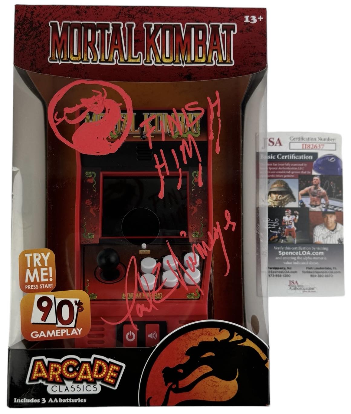 CSR Collectibles - Paul E. Niemeyer signed & sketched Handheld Arcade ...