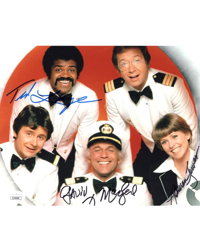 CSR Collectibles - Gavin MacLeod, Lauren Tewes, & Ted Lange signed 8×10 ...
