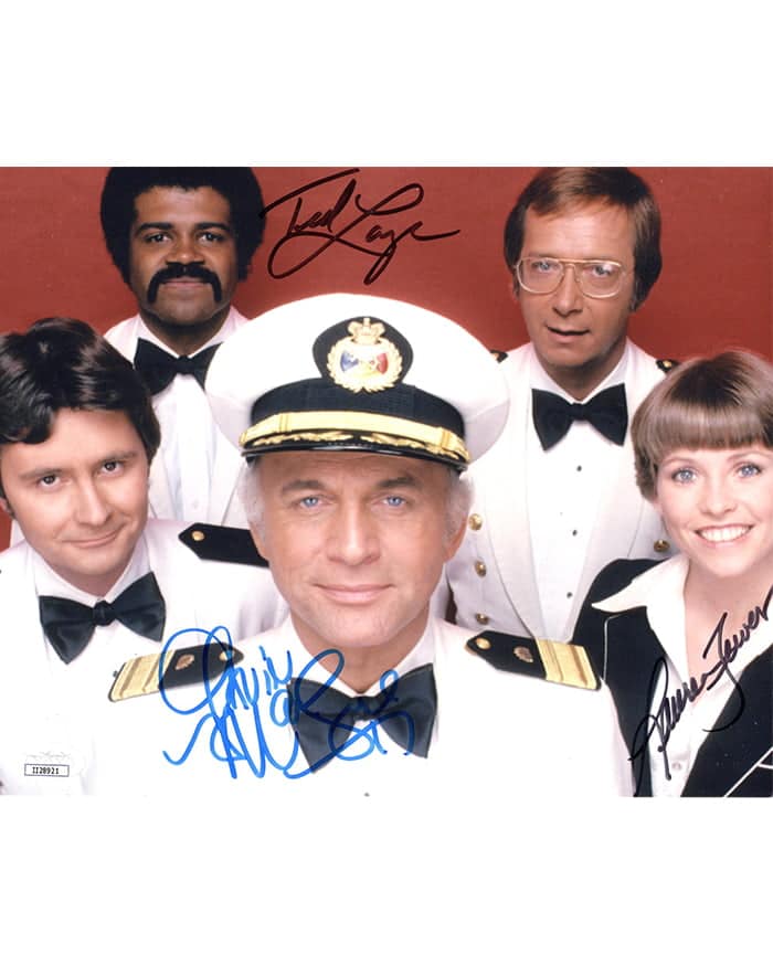 CSR Collectibles - Gavin MacLeod, Lauren Tewes, & Ted Lange signed 8×10 ...