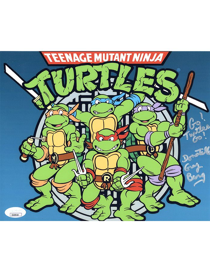 CSR Collectibles - Greg Berg signed 8×10 Photo Bebop Teenage Mutant ...