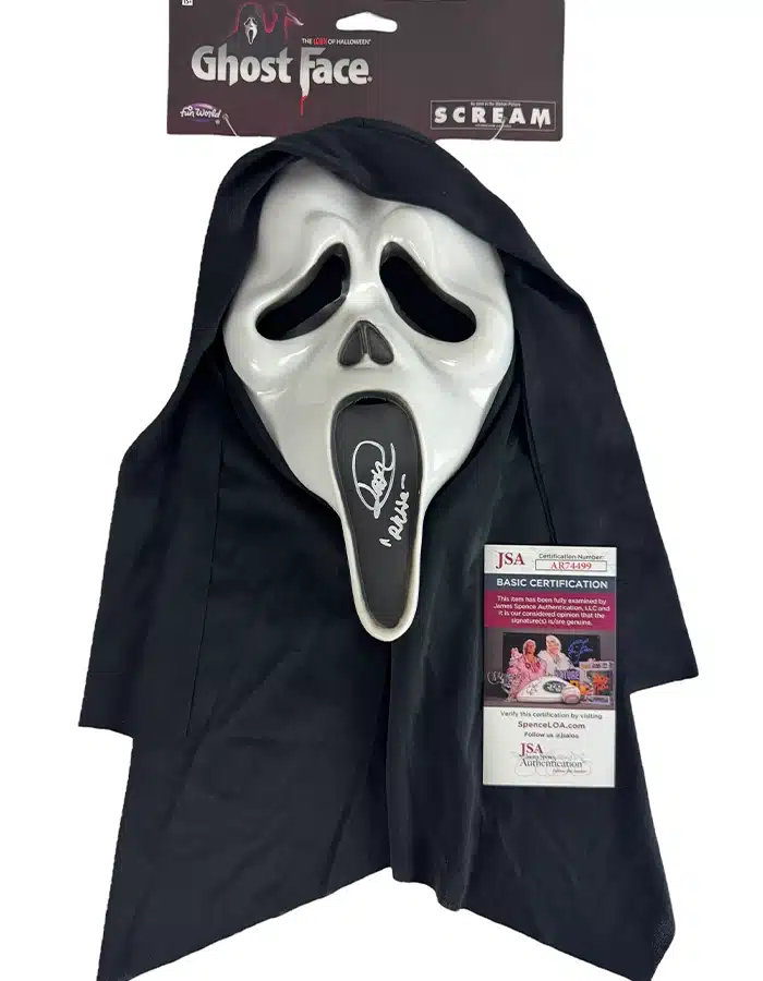 CSR Collectibles - Jack Quaid signed Mask Ghostface Richie Kirsch Scream