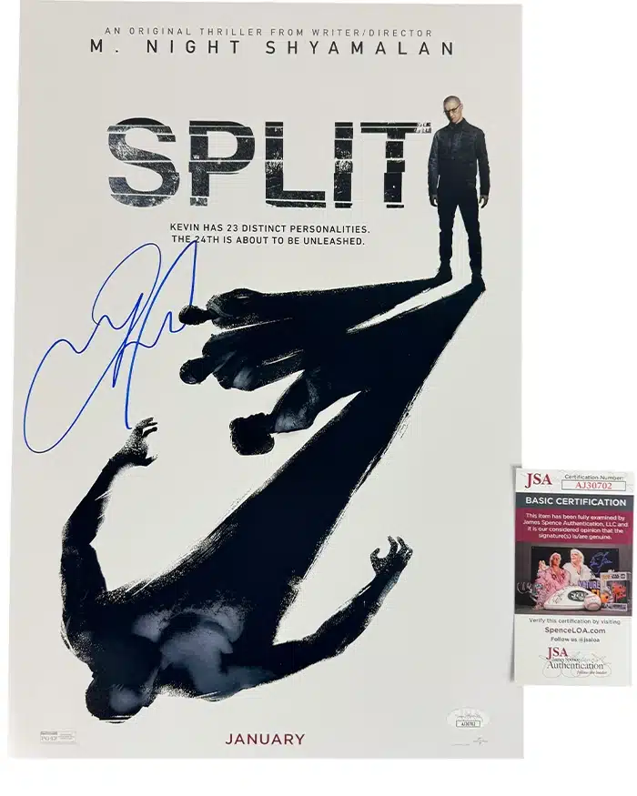 CSR Collectibles - James McAvoy signed 12×18 Poster Dennis / Patricia ...