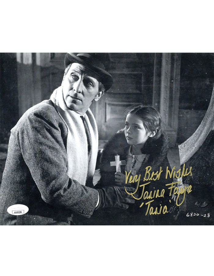 CSR Collectibles - Janina Faye signed 8×10 Photo Tania Horror of Dracula