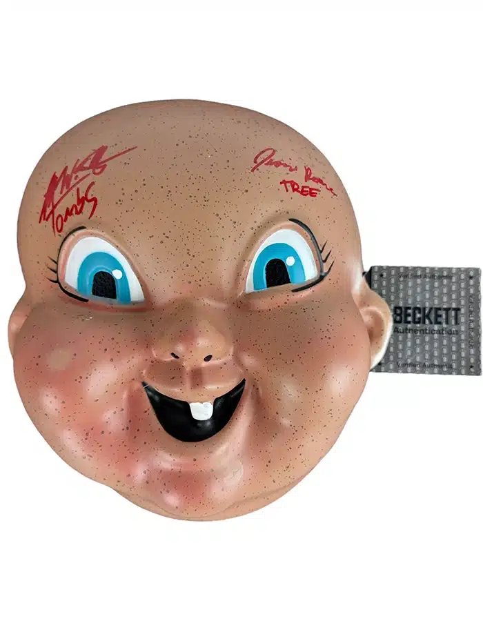 CSR Collectibles - Jessica Rothe & Rob Mello signed Mask Tree Gelbman ...