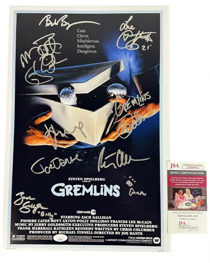 CSR Collectibles - Howie Mandel, Zach Galligan, Joe Dante, Corey ...