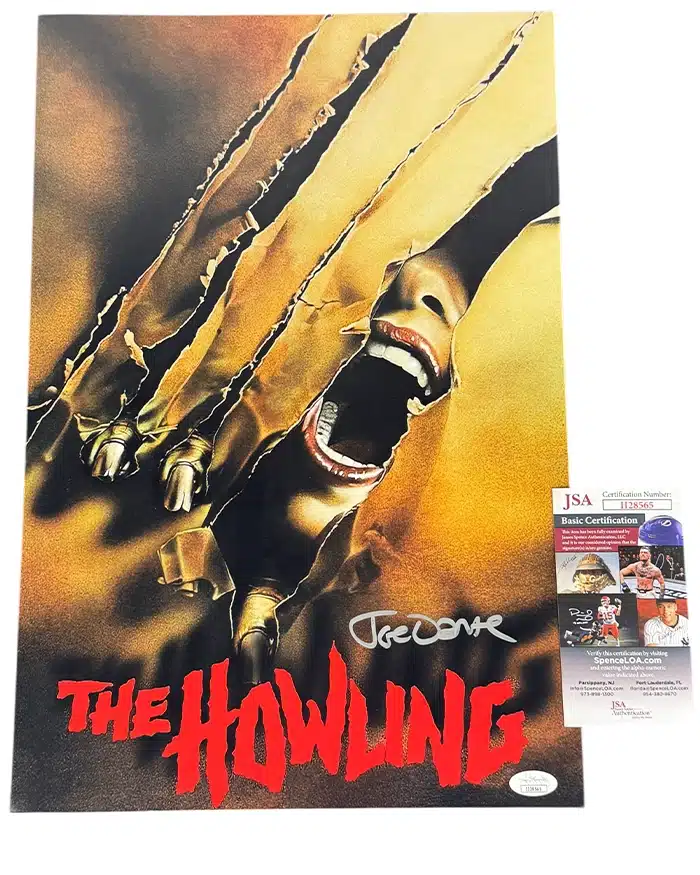 CSR Collectibles - Joe Dante signed 12×18 Poster Director The Howling