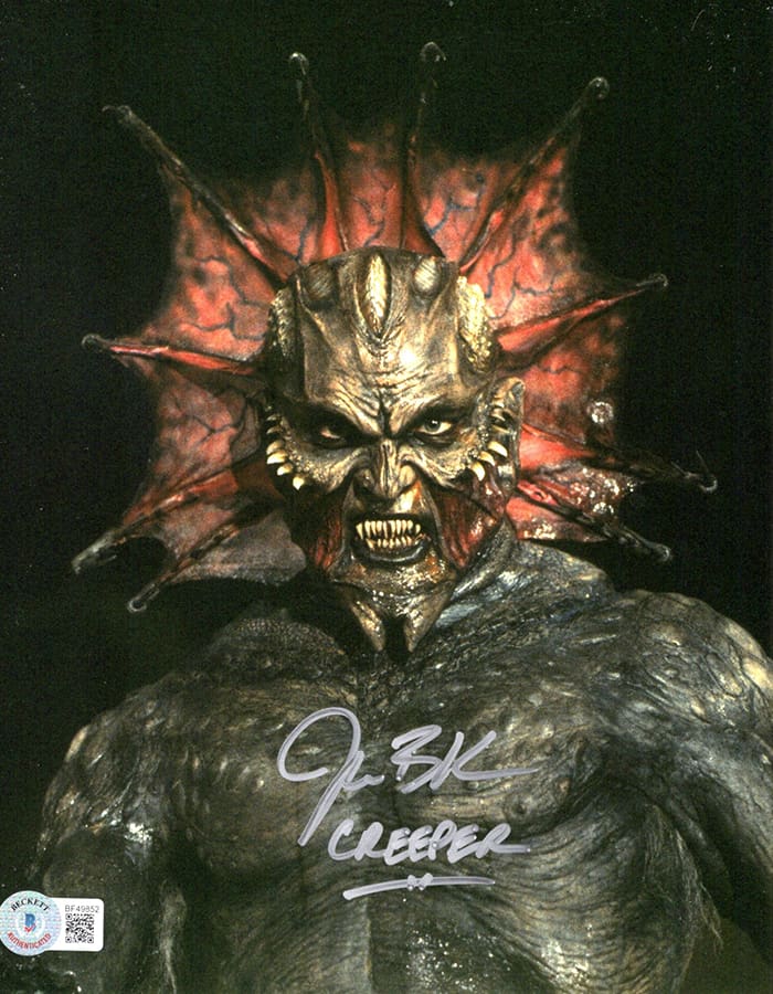 CSR Collectibles - Jonathan Breck signed 8×10 Photo The Creeper Jeepers ...