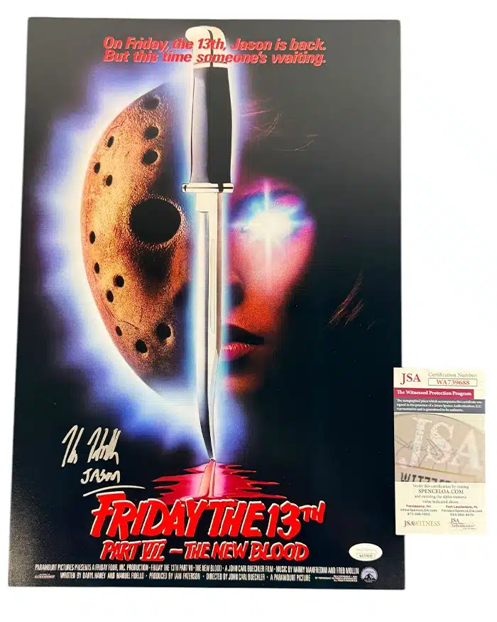 CSR Collectibles - Kane Hodder signed 12×18 Poster Jason Voorhees ...