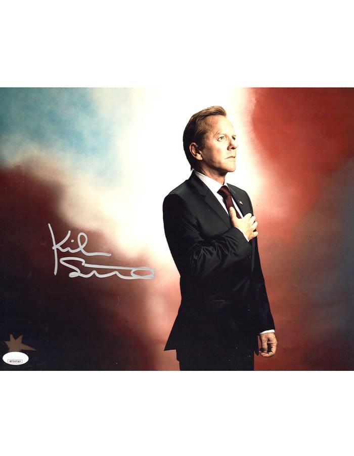 CSR Collectibles - Kiefer Sutherland signed 11×14 Photo Tom Kirkman ...