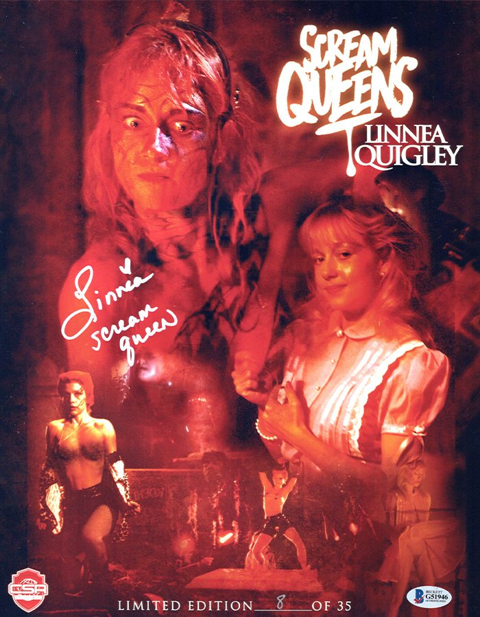 CSR Collectibles - Linnea Quigley signed 11×14 Metallic Photo – Scream ...