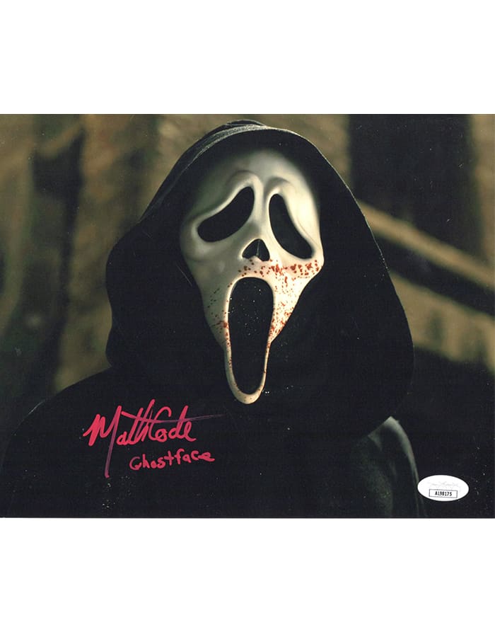 CSR Collectibles - Mathieu Coderre signed 8×10 Photo Ghostface Scream VI