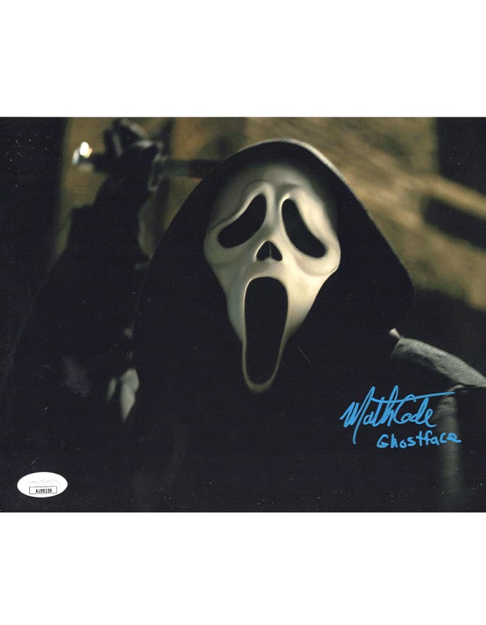 CSR Collectibles - Mathieu Coderre signed 8×10 Photo Ghostface Scream VI