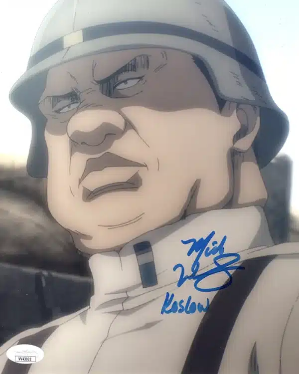 CSR Collectibles - Mick Wingert signed 8×10 Photo Koslow Attack on Titan