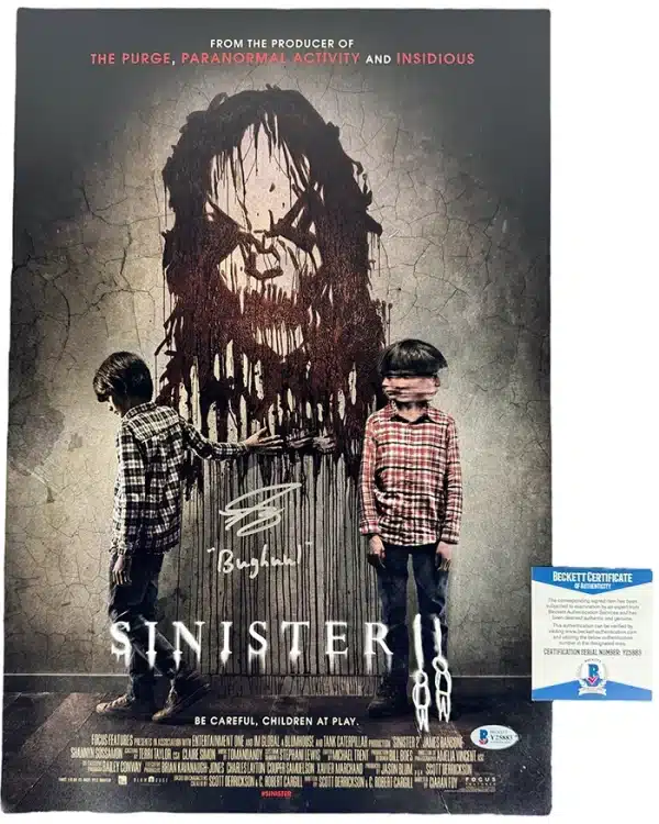 CSR Collectibles - Nicholas Nick King signed 12×18 Poster Bughuul Mr ...