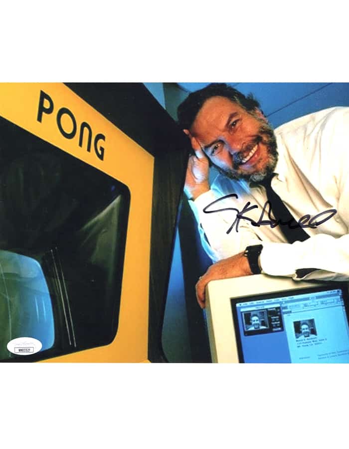 CSR Collectibles - Nolan Bushnell signed 8×10 Photo Pong Atari Video Games