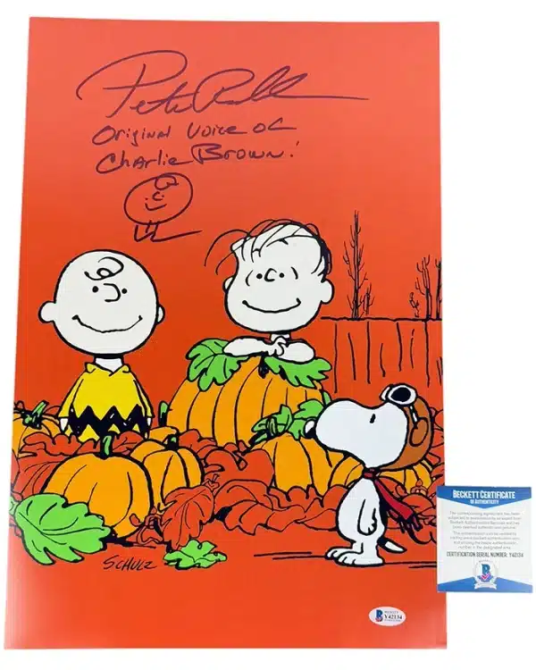 CSR Collectibles - Peter Robbins signed & sketched 12×18 Poster It’s ...