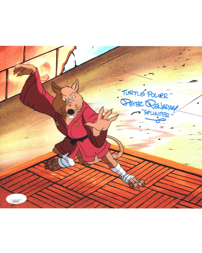 CSR Collectibles - Peter Renaday signed 8×10 Photo Master Splinter ...