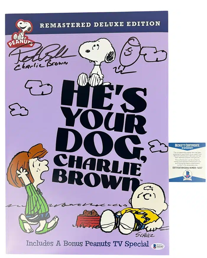 CSR Collectibles - Peter Robbins signed & sketched 12×18 Poster He’s ...